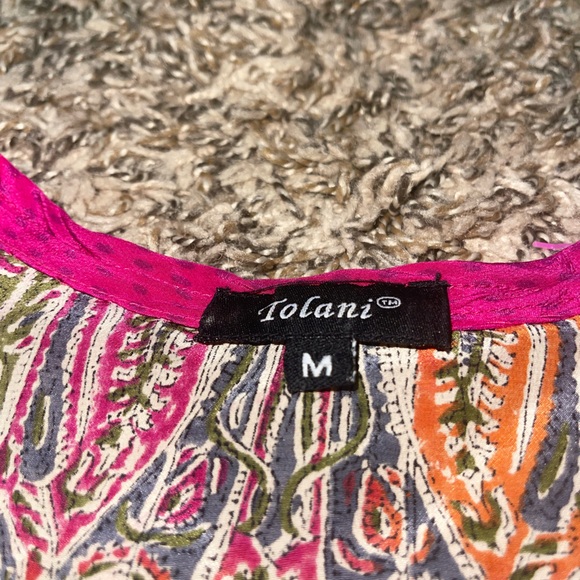 Tolani | Tops | Tolani Blouse 0 Silk | Poshmark